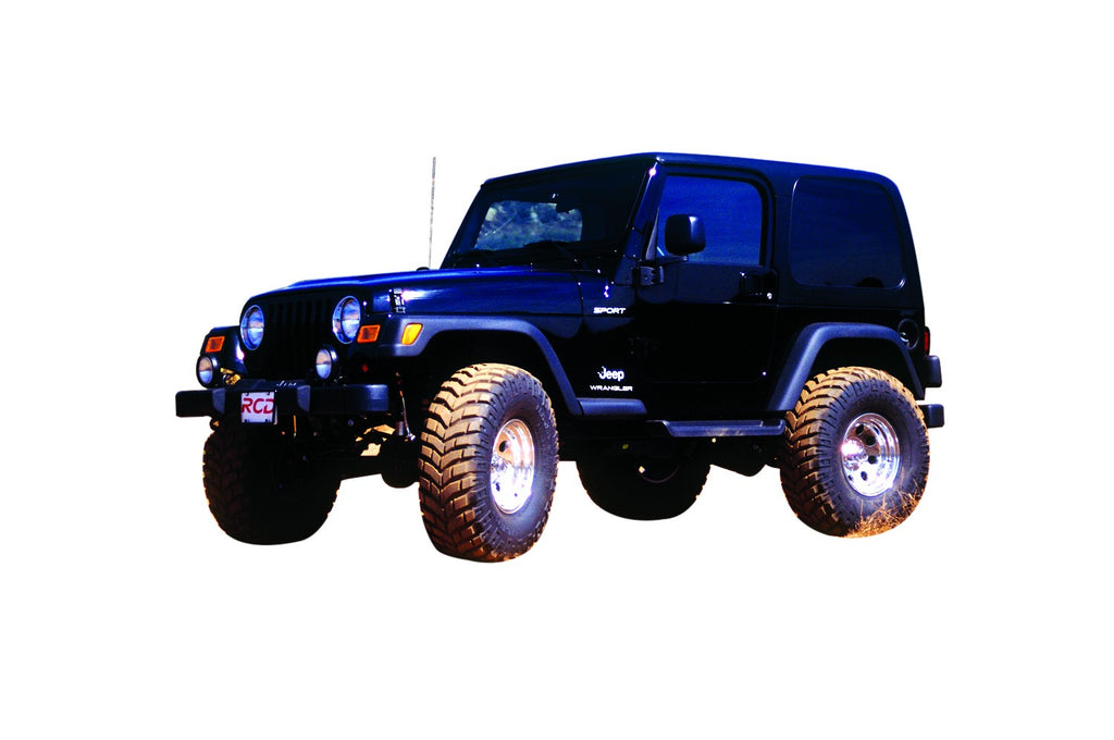 4" Lift Short Arm Kit w/ Bilstein Shock Absorbers - 1997-2006 Jeep Wra ...